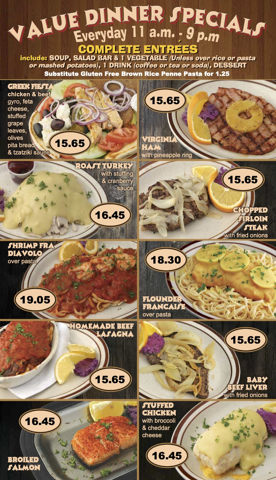 Value Dinner Specials - Eagle Diner | Warminster PA | Our Doors Are ...